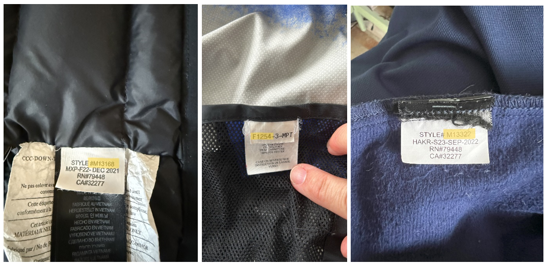 Where to find the Style Number?